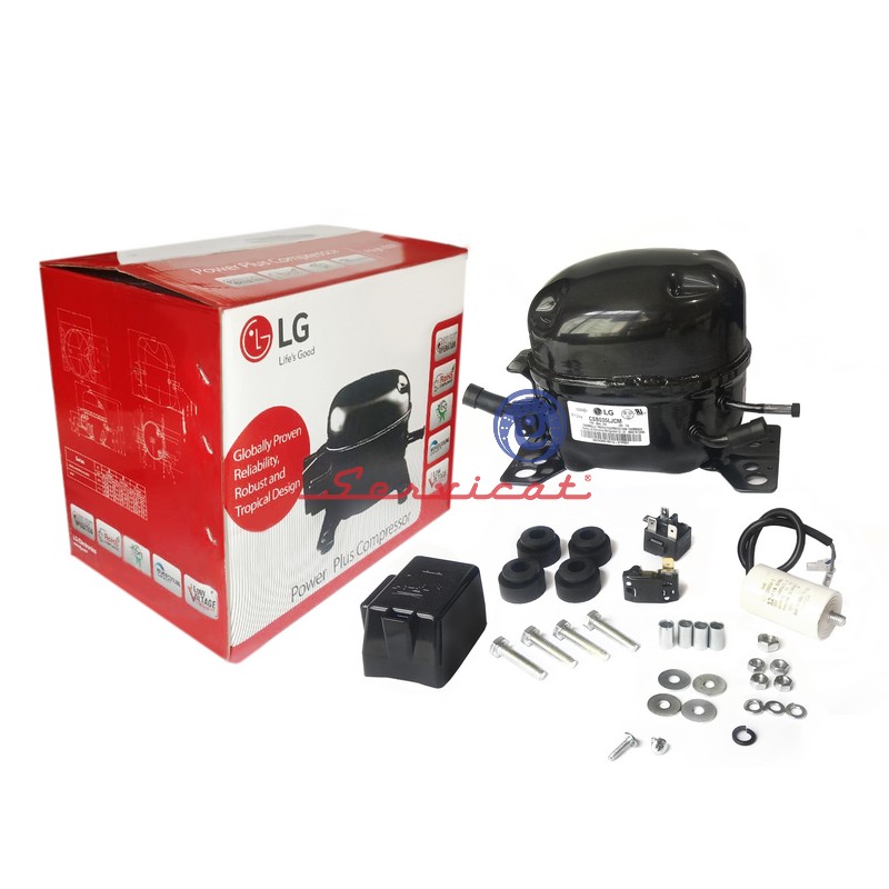 COMPRESOR 1/6HP - R134A - LBP ORIGINAL REFRIGERADORA LG | Distribuidores COMPRESOR 1/6HP - R134A - LBP ORIGINAL REFRIGERADORA LG | Distribuidores